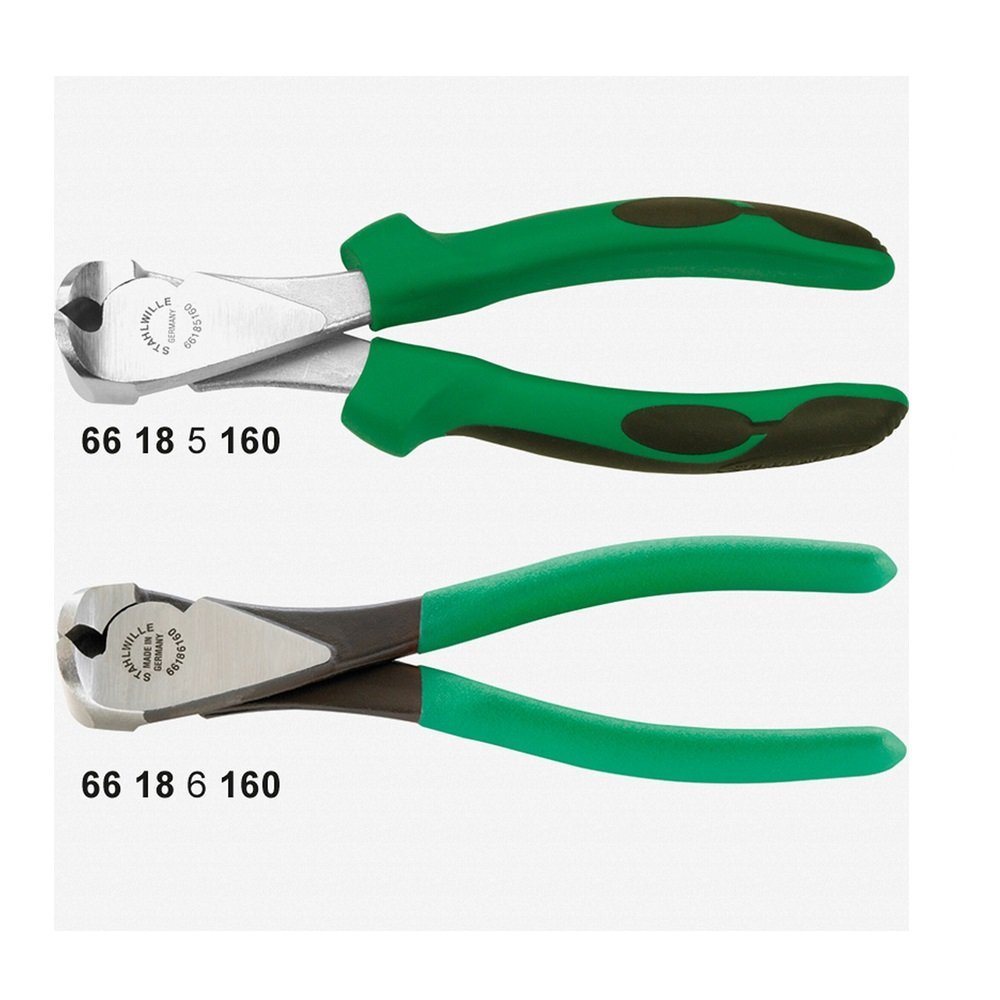 STAHLWILLE | 66186160 | PINZA CORTE FRONTAL POTENTE SUP. RUGOSA 160MM ...